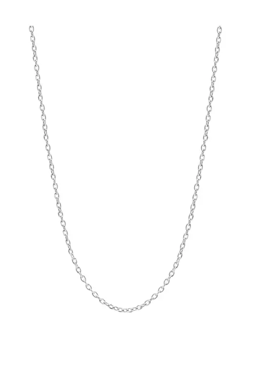 NIALAYA JEWELRY Cable Chain Necklace - Silver