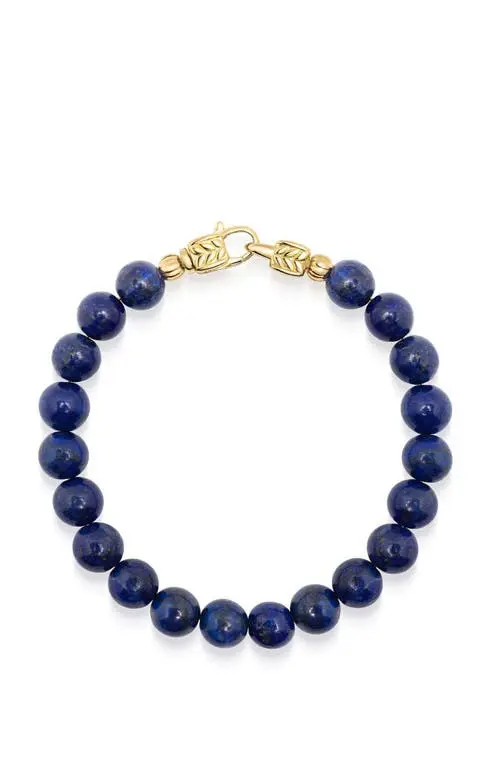 NIALAYA JEWELRY Dumortierite Healing Bracelet With Lock
