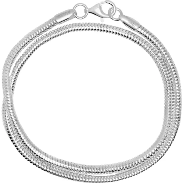 NIALAYA JEWELRY Wrap Around Chain Bracelet - Silver