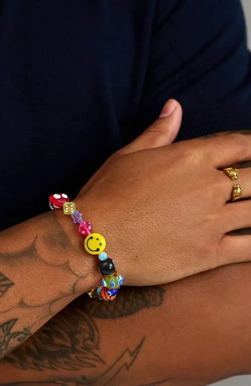 NIALAYA JEWELRY Happy Life Beaded Bracelet