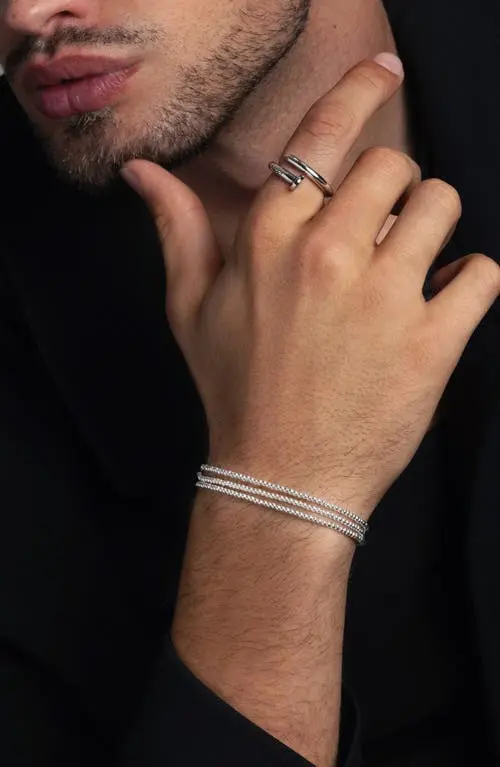 NIALAYA JEWELRY Sterling Wrap Around Bracelet