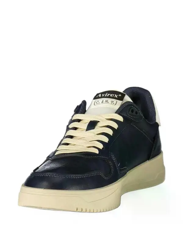 AVIREX Logo-patch Panelled Sneakers