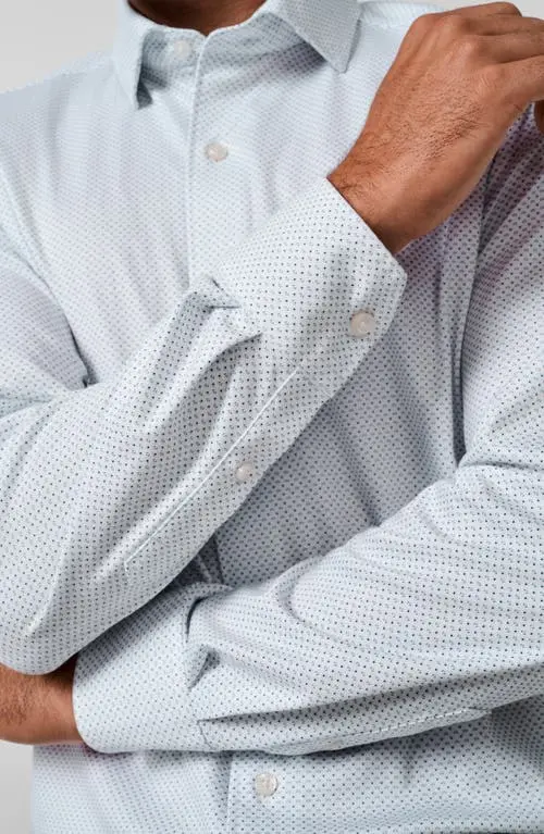 David Donahue Neat Knit Sport Shirt