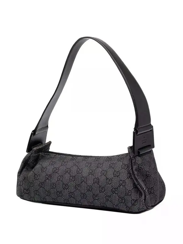 Gucci 2000-2015 Gg Denim Shoulder Bag