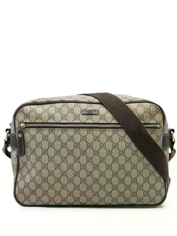 Gucci 2016-2026 Gg Supreme Crossbody Bag - Neutrals