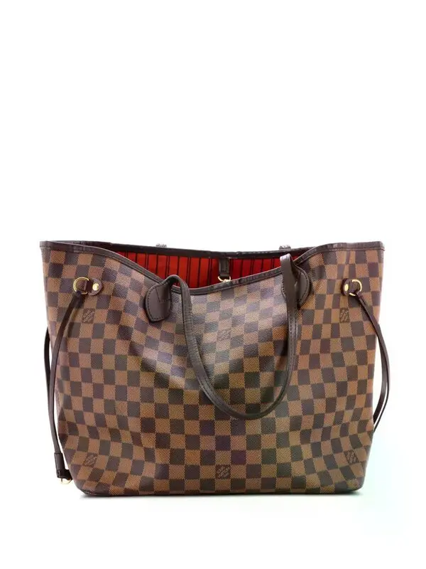 LOUIS VUITTON Neverfull Nm Damier Mm Tote Bag - Brown