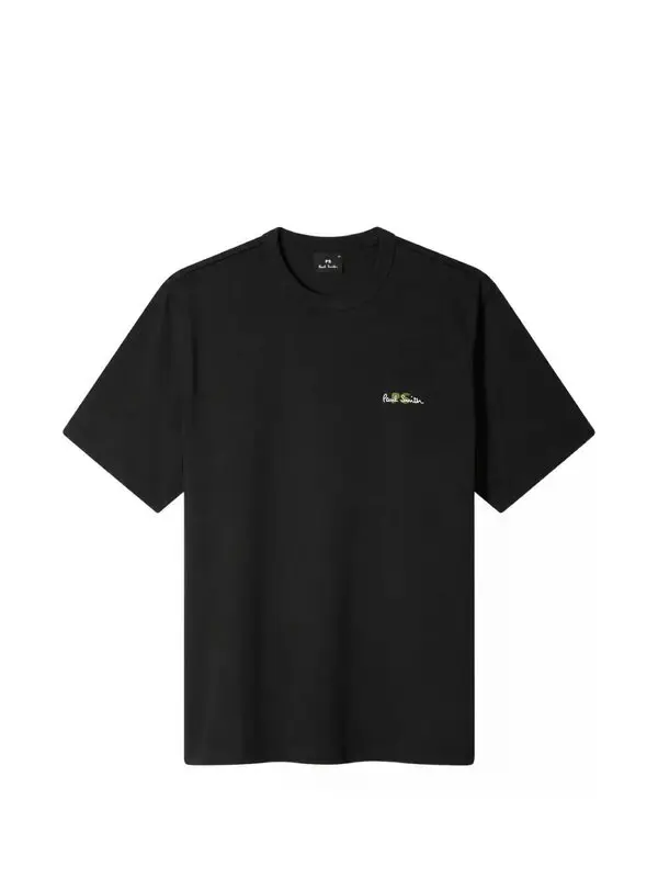 Paul Smith Oversized-fit Embroidered T-shirt - Black