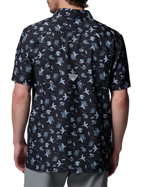 Columbia Big & Tall Pfg Slack Tideâ„¢ Gametime Sport Shirt