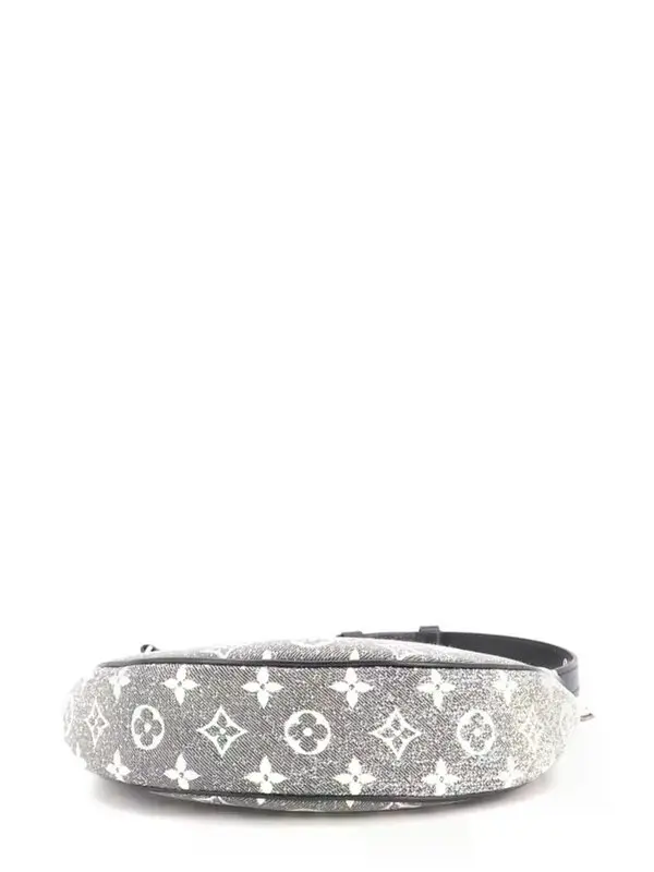LOUIS VUITTON Loop Monogram-jacquard Denim Shoulder Bag