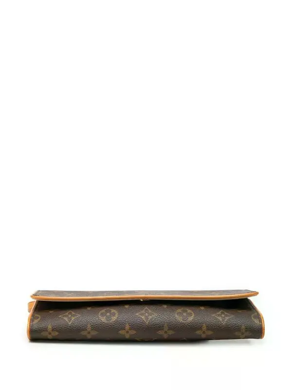 LOUIS VUITTON 2000 Monogram Pochette Twin Gm Crossbody Bag