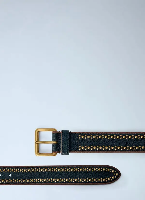 Miu Miu Studded Leather Belt