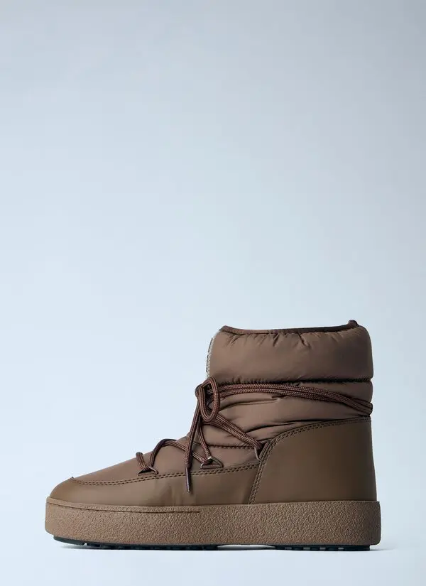 Moon Boot Ltrack Low Nylon Boots - Brown