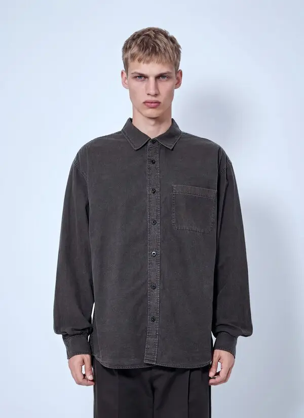 THE ROW Sadel Shirt - Grey
