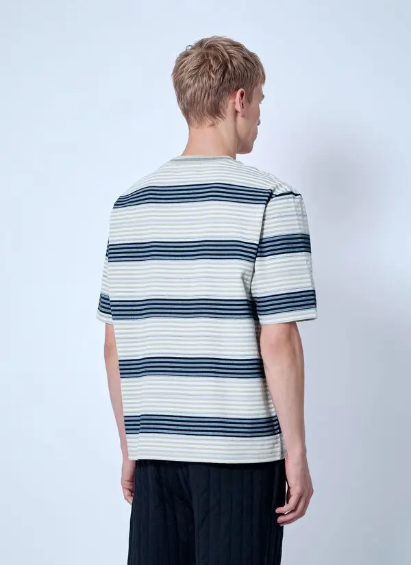 FRED PERRY X CRAIG GREEN Striped Overprint T-shirt