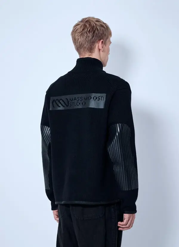 MASSIMO OSTI STUDIO Zip-up Jacket With Chest Patch