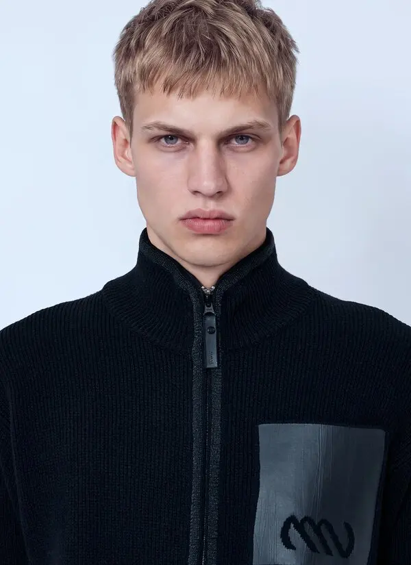 MASSIMO OSTI STUDIO Zip-up Jacket With Chest Patch