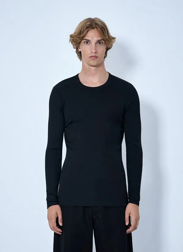 LEMAIRE Long Sleeve Ribbed Tee