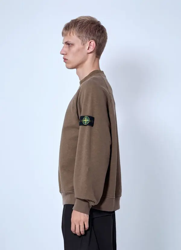 Stone Island Sweatshirt With Logo Patch
