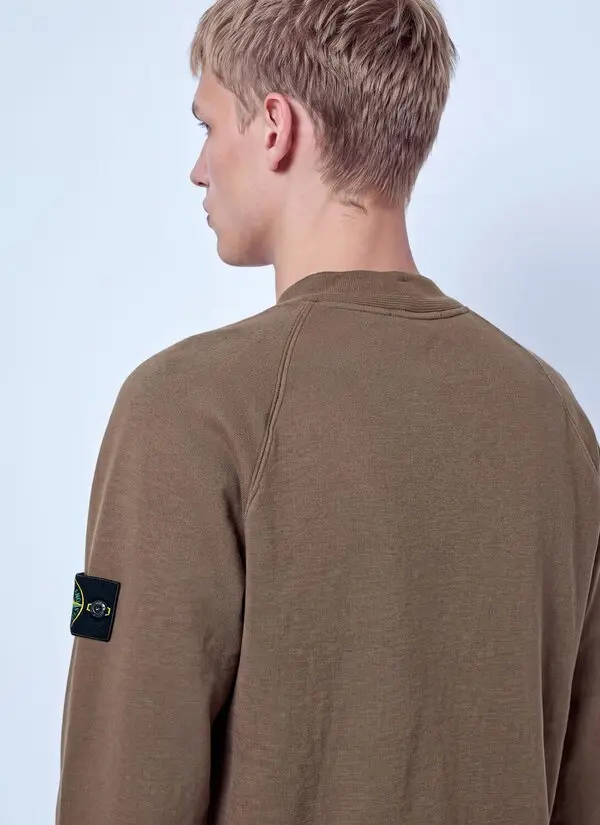Stone Island Sweatshirt With Logo Patch