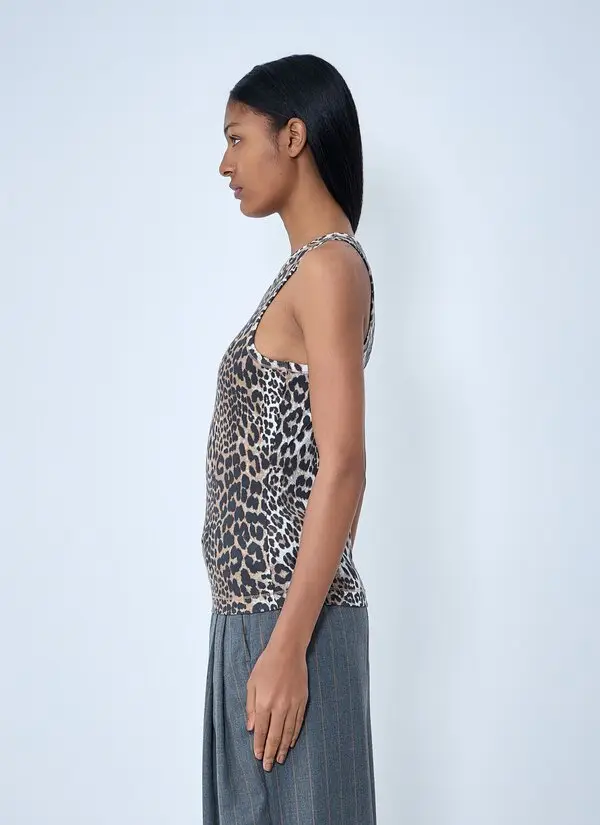 GANNI Rib Tank Top