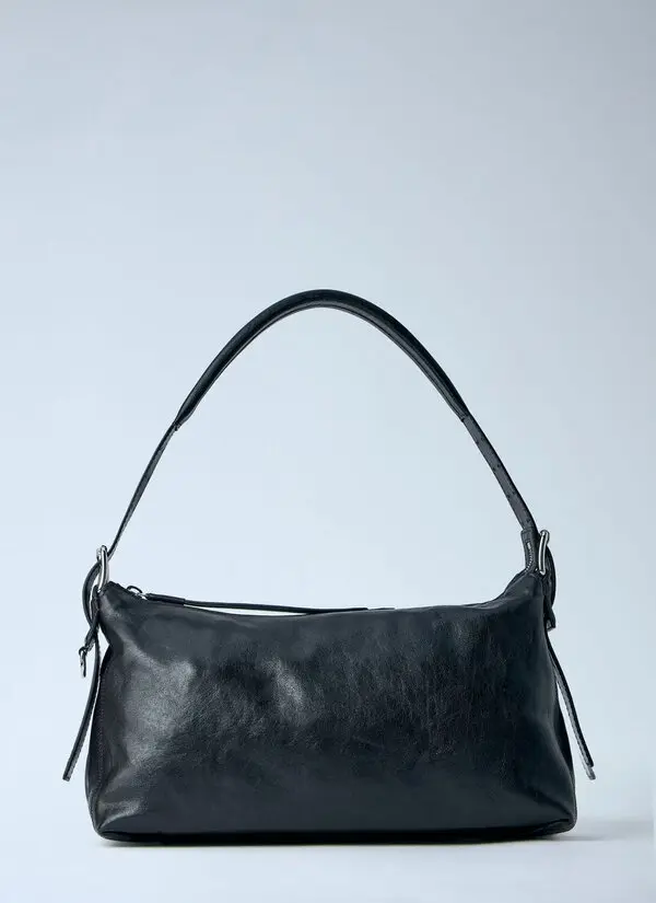 LEMAIRE Belted Baguette Shoulder Bag - Black