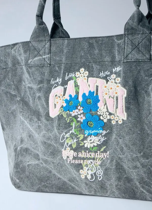 GANNI Medium Trapeze Shopping Bag