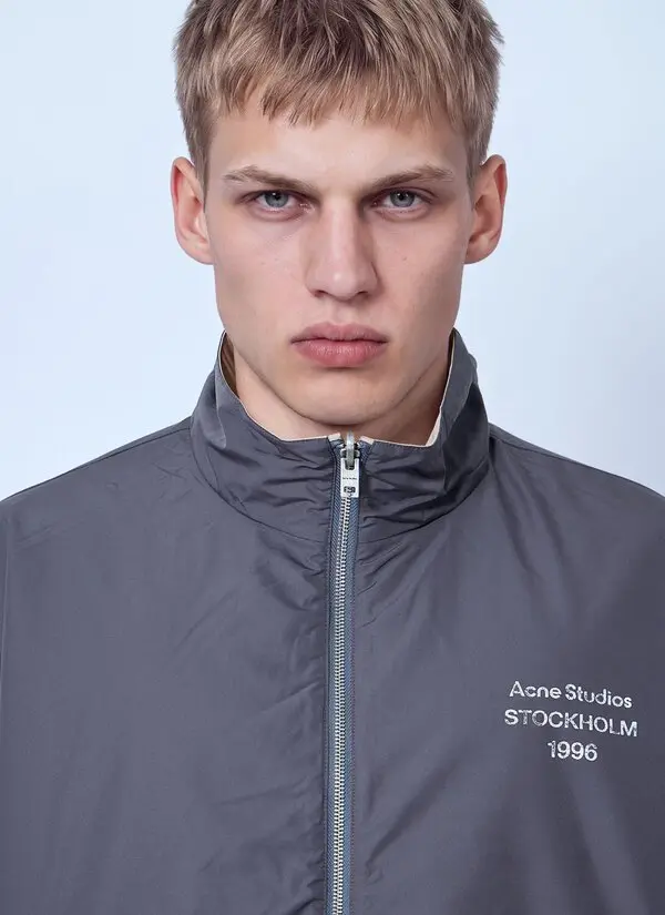 Acne Studios Reversible Zip-up Jacket - Grey