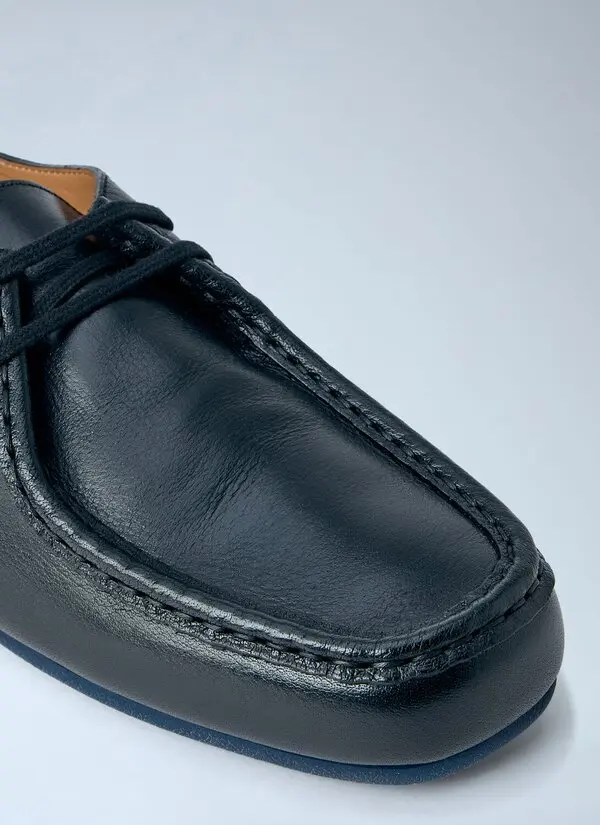 JIL SANDER Leather Moccasin Shoes