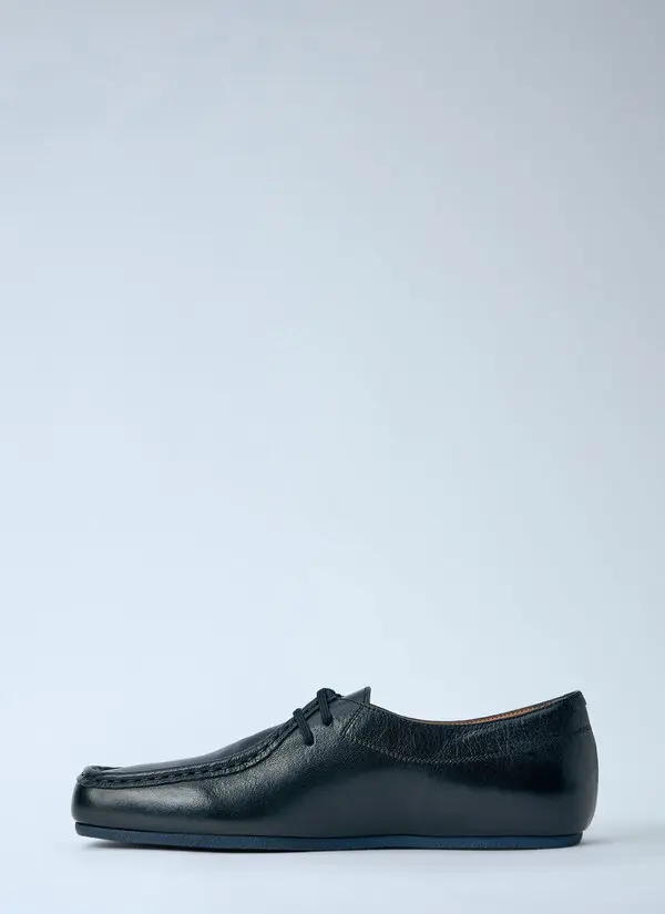JIL SANDER Leather Moccasin Shoes