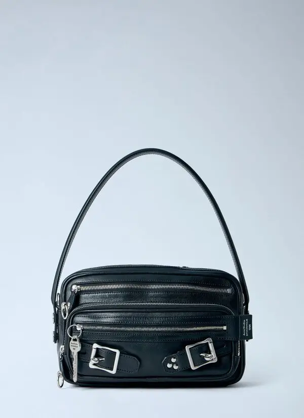 Acne Studios Camero Party Belts Shoulder Bag - Black