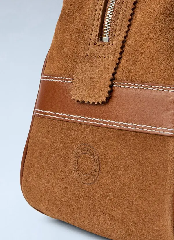Dries Van Noten Suede Duffle Bag