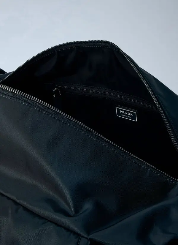 Prada Explore Re-nylon And Leather Duffel Bag