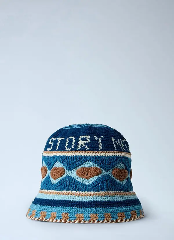 STORY MFG. Indigo Heart Brew Hat - Blue