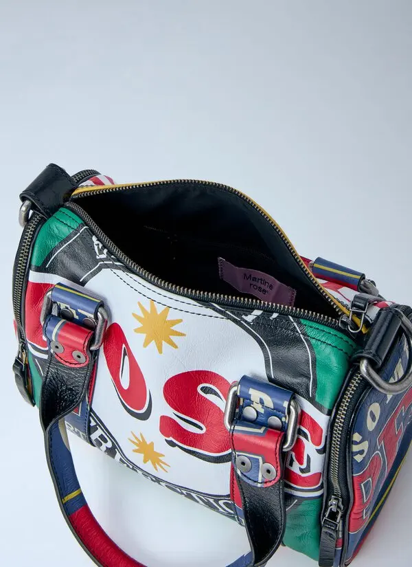 Martine Rose Mini Beer Mat Graphic-print Tote Bag