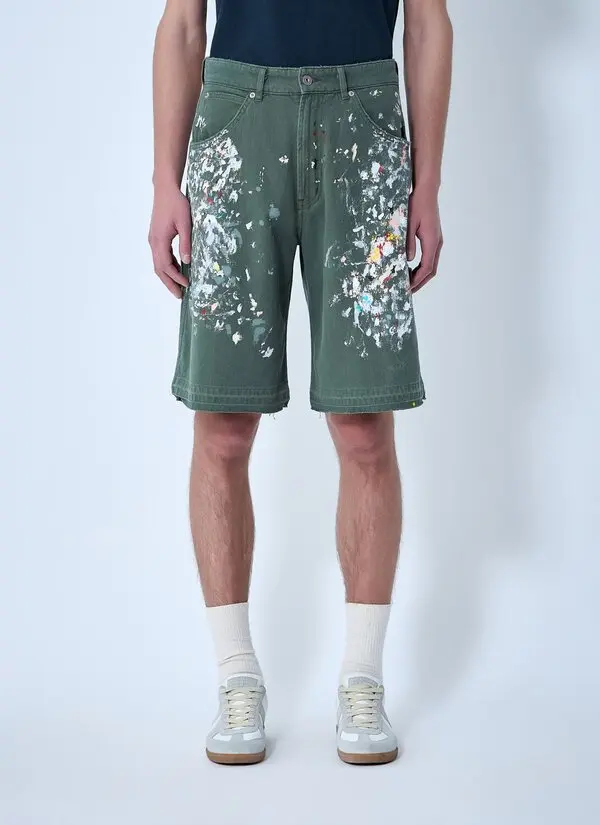 GALLERY DEPT. Platoon Painter Shorts - Green