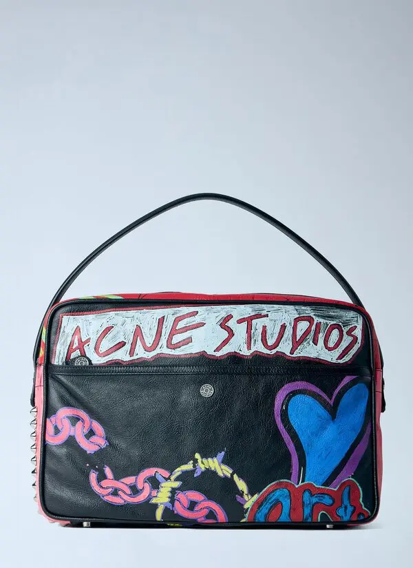 Acne Studios Camero Camera Punk Printed Shoulder Bag