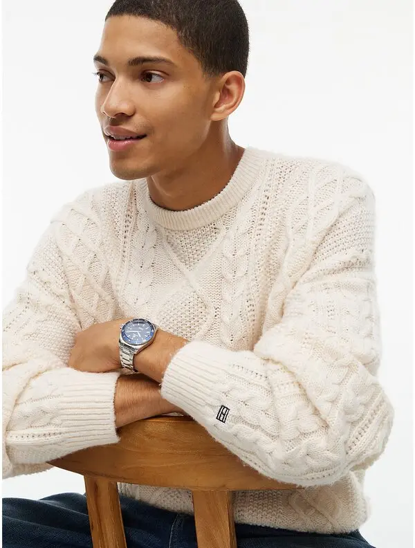 Tommy Hilfiger Cable Knit Wool Sweater