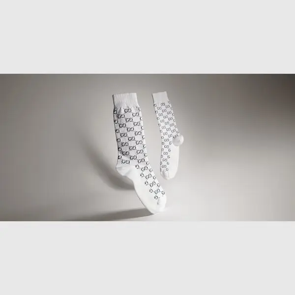 Gucci Gg Cotton Blend Socks