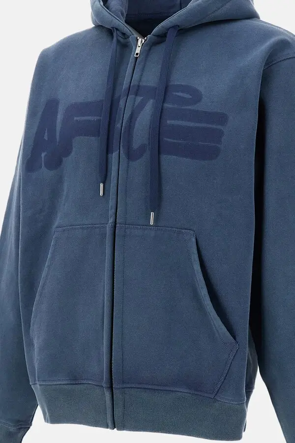 ARTE ANTWERP Felpa Con Cappuccio E Zip Fadeout