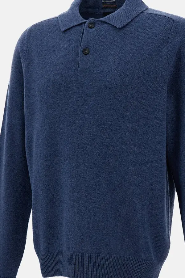 Paul Smith Polo In Lana A Maniche Lunghe