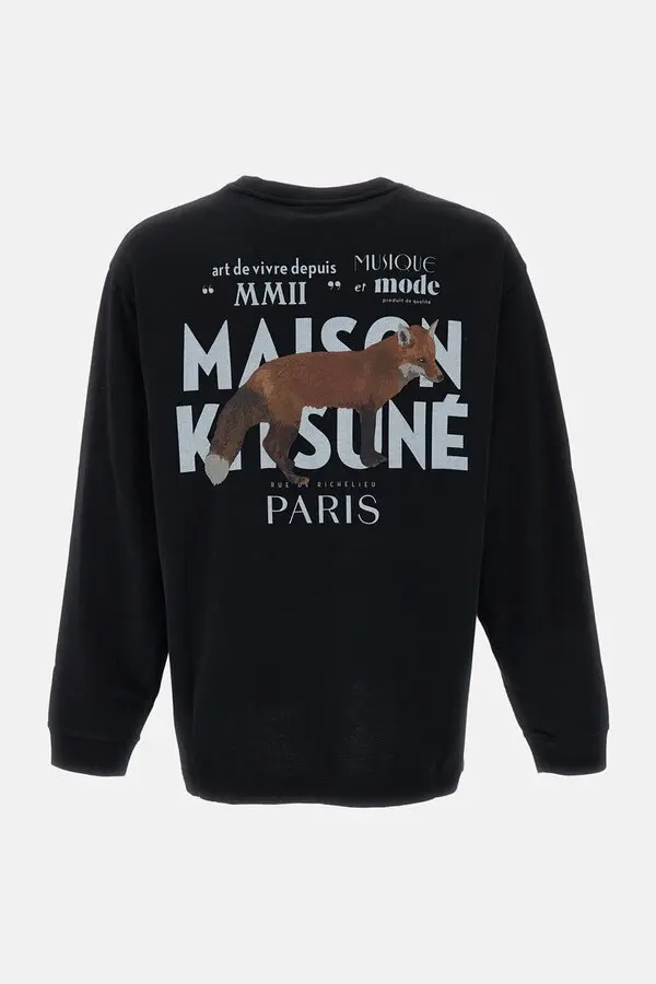 Maison Kitsuné Maglia A Maniche Lunghe Oversize Mmii Profile Fox