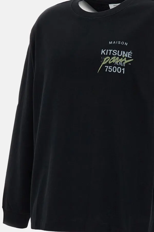 Maison Kitsuné Maglia A Maniche Lunghe Oversize Mmii Profile Fox