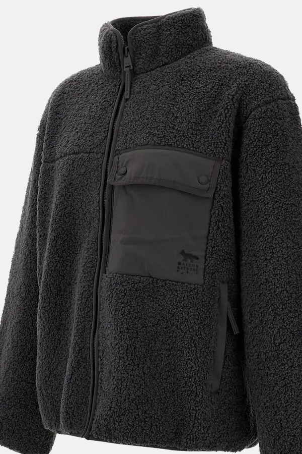 Maison Kitsuné Giacca In Pile