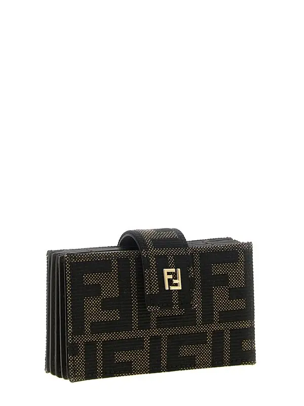Fendi Ff Jacquard Cardholder