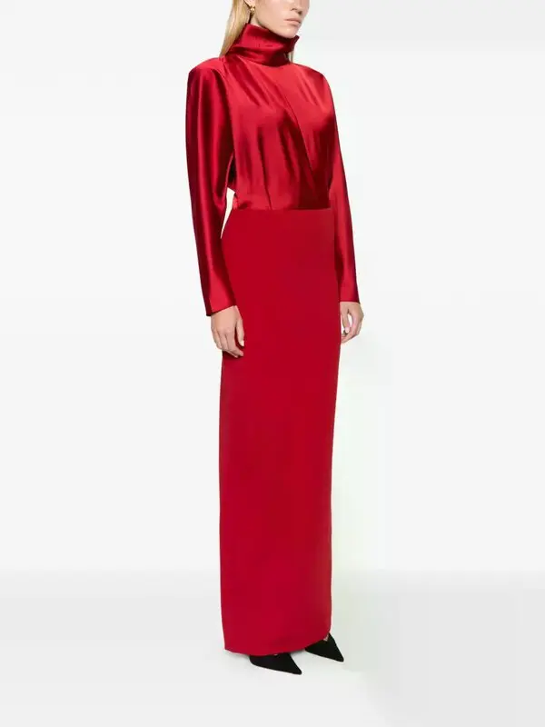 Solace London The Sedgewick Maxi Dress In Ruby