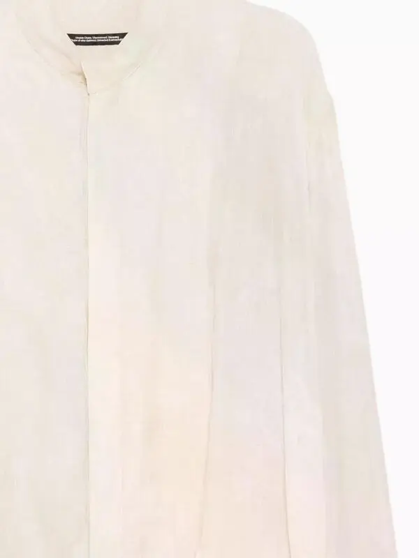 JULIUS Mandarin-collar Long-line Shirt