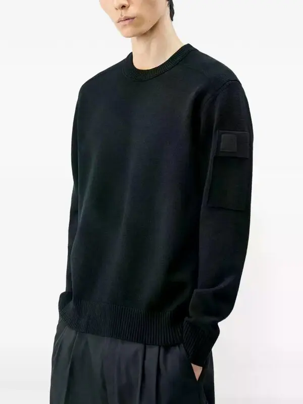 C.P. COMPANY Metropolis Series Extrafine-merino-wool Crewneck Sweater