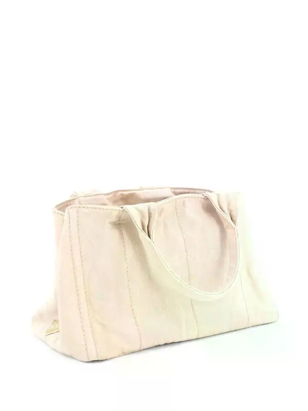 Prada Canapa Tote Canvas Medium Satchel