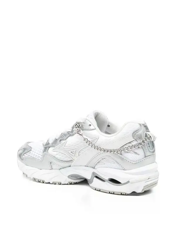 Mizuno Chain-embellished Mesh Sneakers