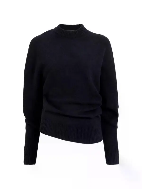 Proenza Schouler Abie Top In Lofty Merino Wool - Blue